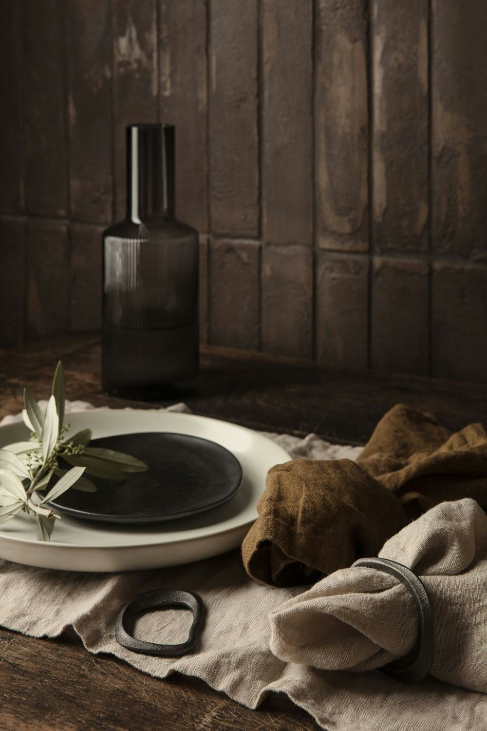 ferm LIVING Set de table en lin Shop I design-bestseller.fr