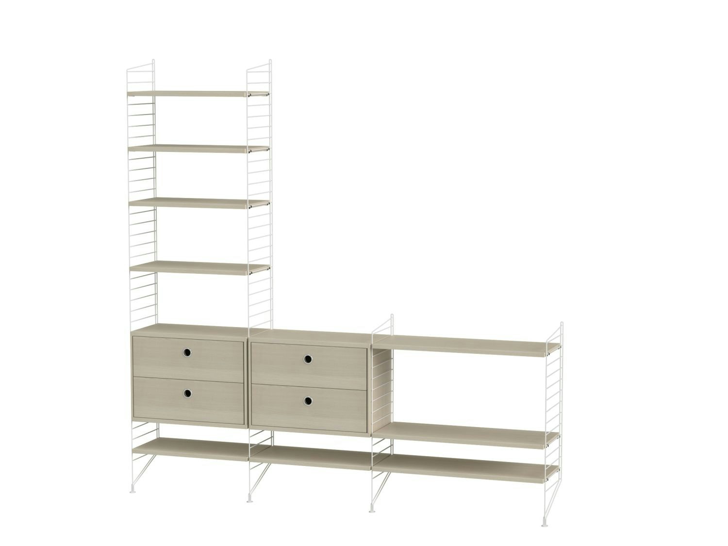 String Furniture Regal-Schrankkombination Wohnzimmer Bundle J kaufen ...