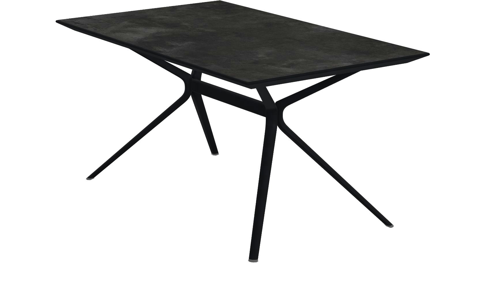 Fast Table rectangulaire Moai avec plateau en pierre commander en ligne ...