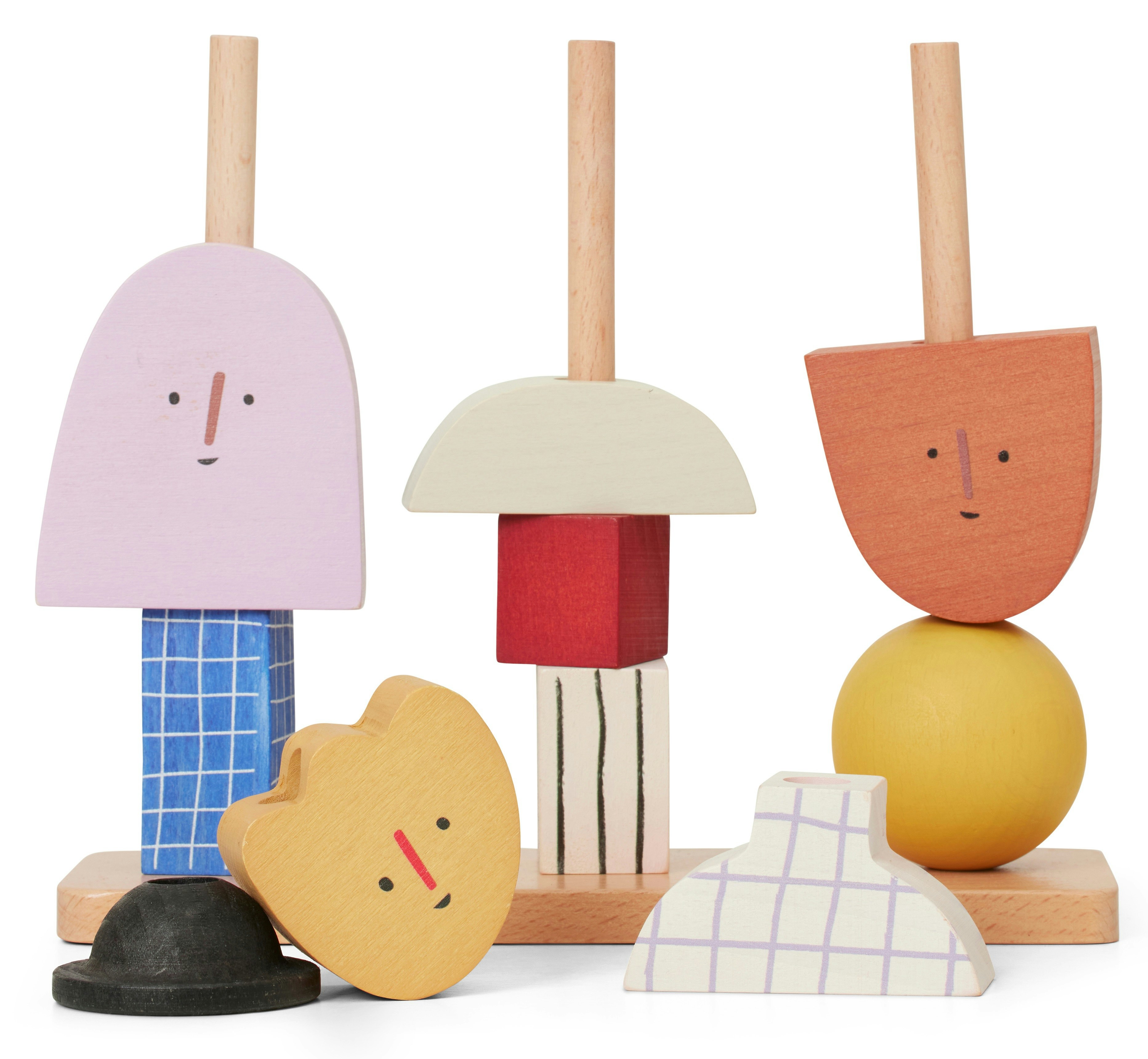 ferm LIVING Charakter Stacking Blöcke - multi Shop I design-bestseller.de