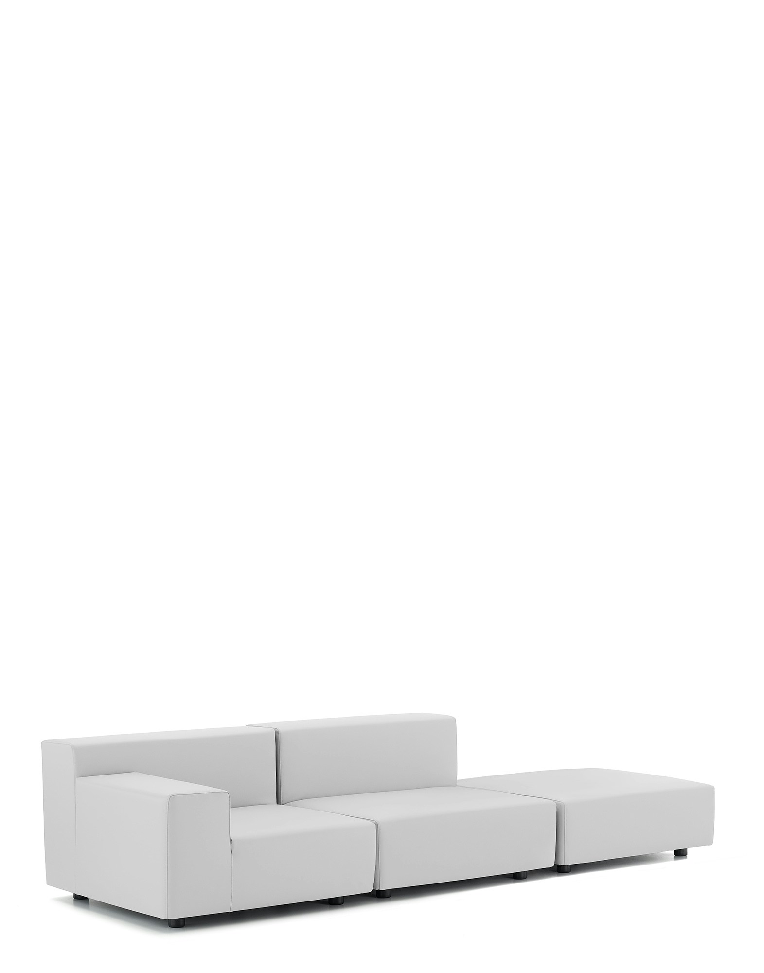 Plastics Tech Fabric 2 Sitzer Sofa Pouf