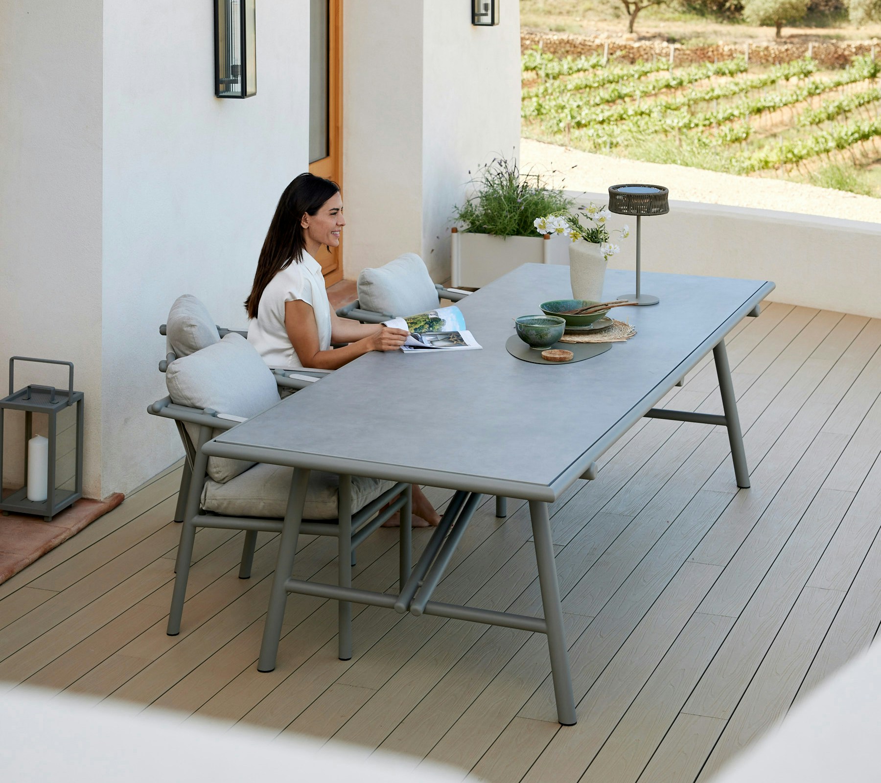 Cane line Outdoor Sticks Esstisch Aluminium online bestellen design bestseller